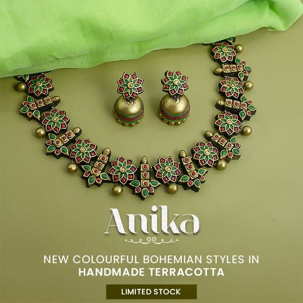 Anika New Styles in Handmade Terracotta – Jumkey Handmade Jewellery ...