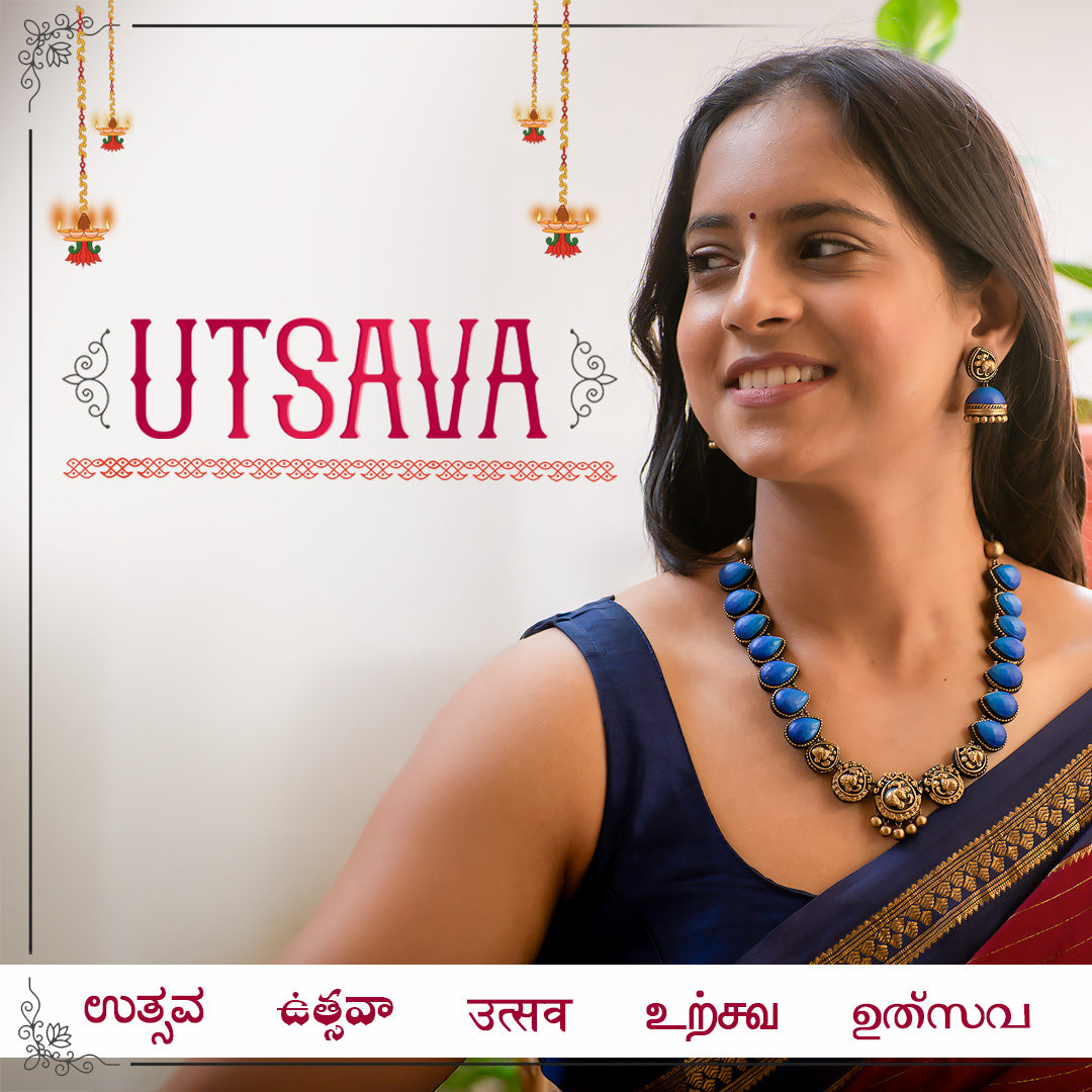 Utsava Terracotta Festival Jewellery – Jumkey Handmade Terracotta ...