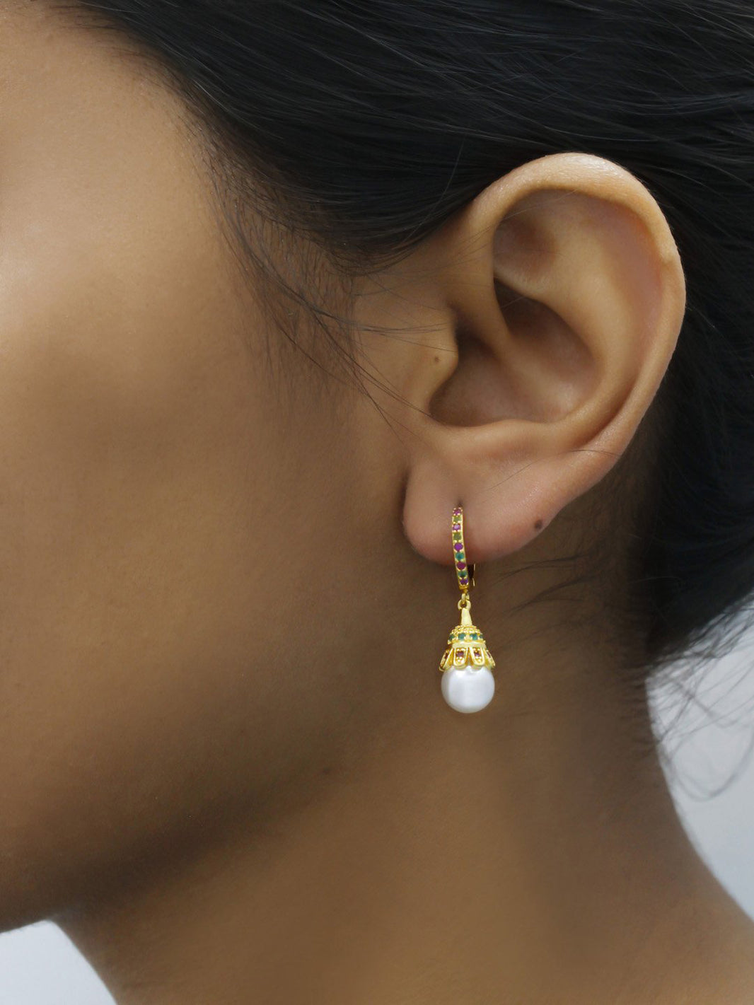 INARA - American Diamond Jewellery – Jumkey Handmade Terracotta ...